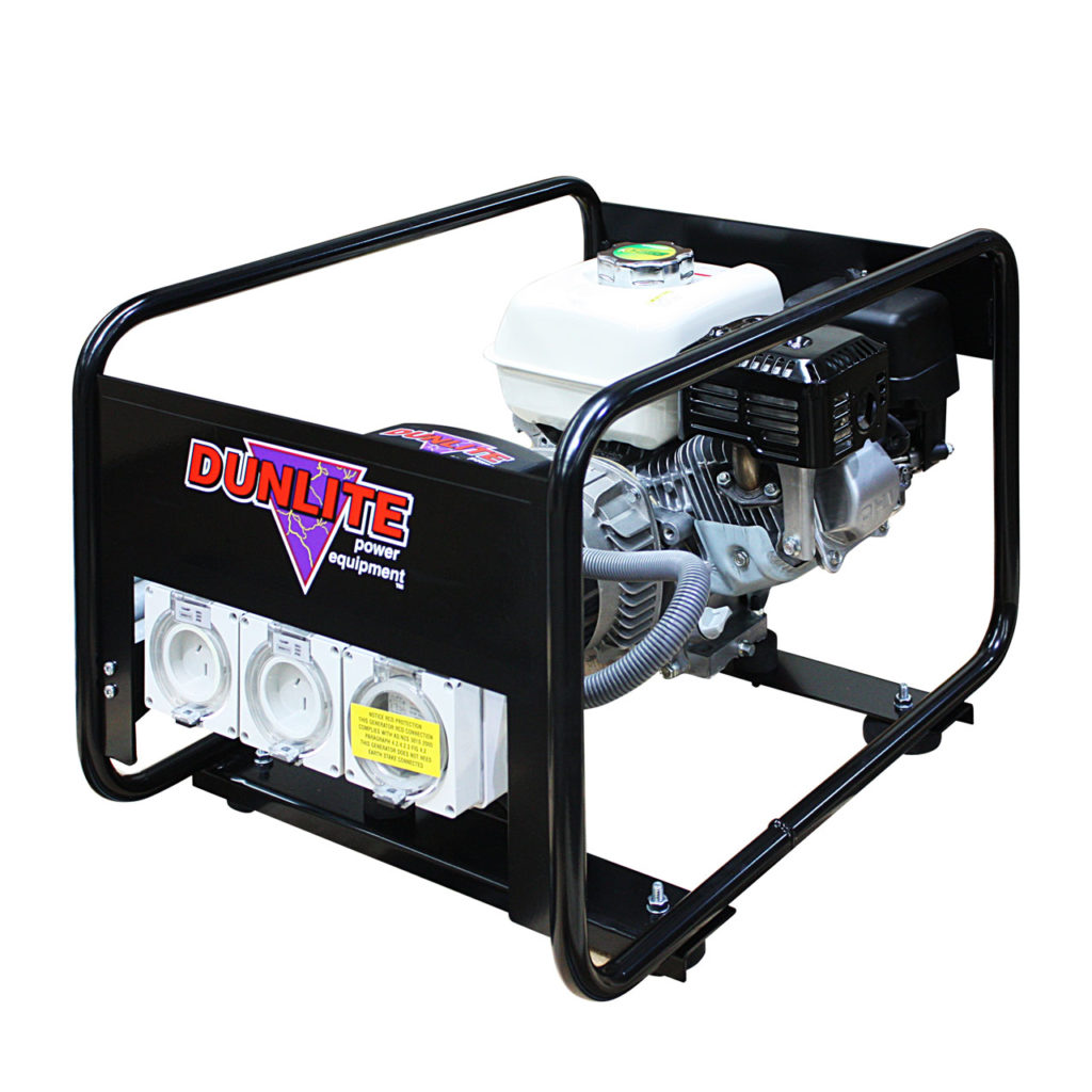 RCD PACK - 3.3kVA Honda Powered Generator with RCD | Dunlite Power ...